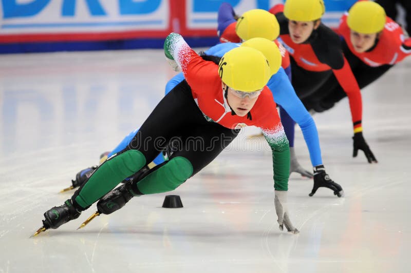 2010 Short Track European Championship Editorial Photography - Image of ...