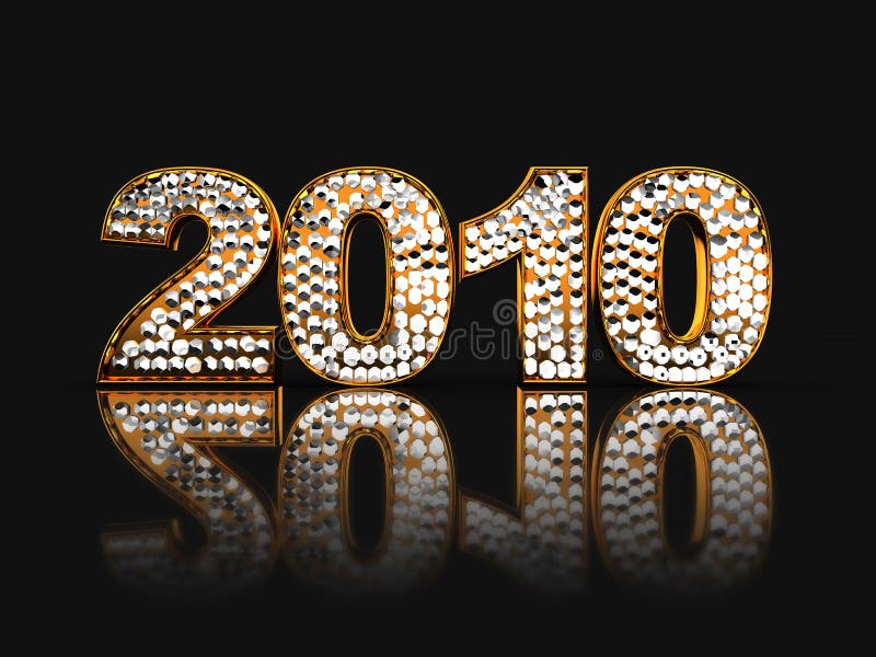 2010 sign stock illustration. Illustration of jewel - 11755962