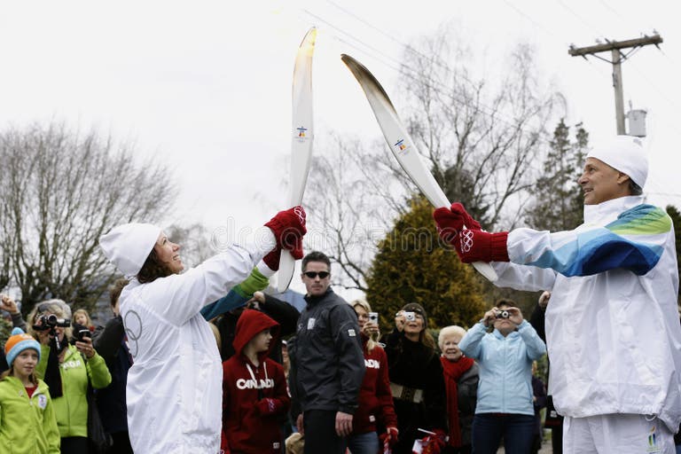 2010 Winter Olympics Torch Relay Editorial Photo - Image of games ...
