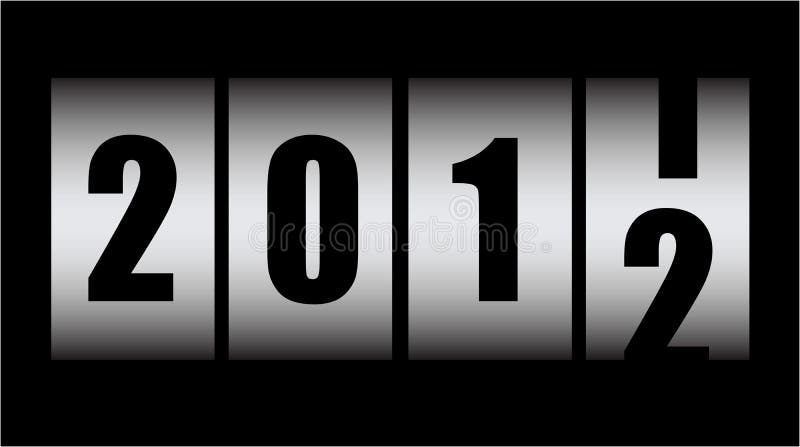 2011/2012 stock illustration. Illustration of year, letters - 22718268