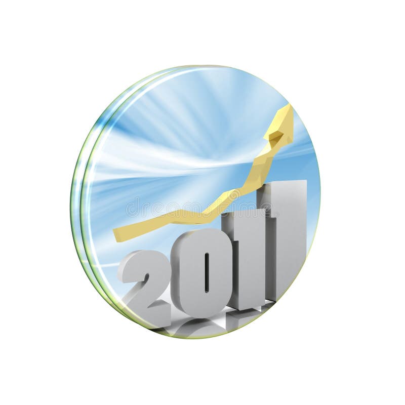2011 - 3d Year stock illustration. Illustration of design - 15059574