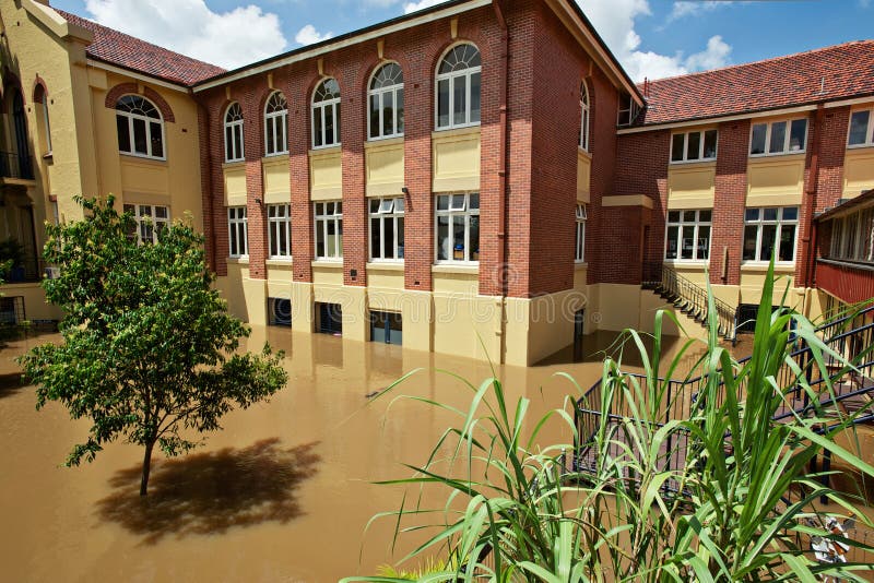 2011 Brisbane Flood, Milton State School Editorial Photography - Image ...