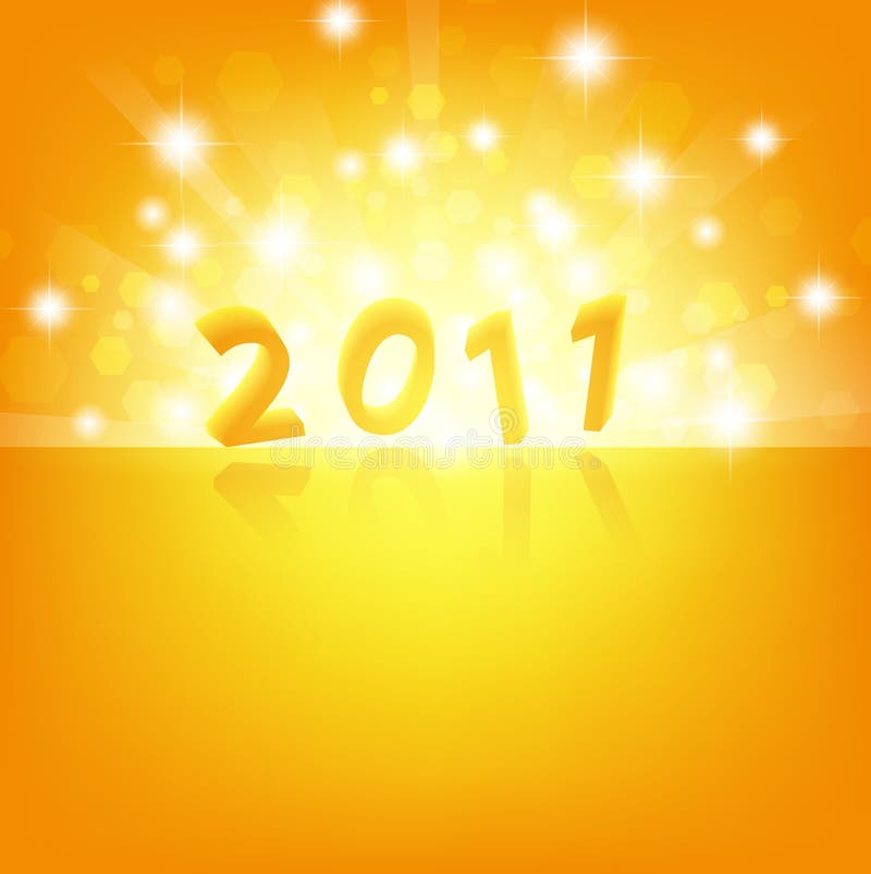 2011 new year stock vector. Illustration of celebrate - 16974389