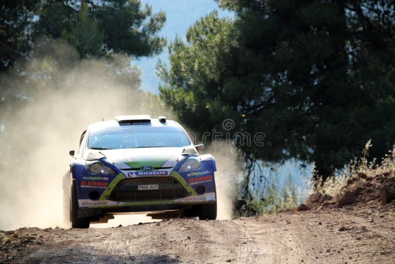 2011 WRC Rally Acropolis editorial stock image. Image of cars - 19944639
