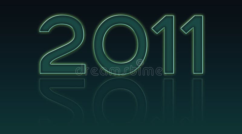 2011 Year stock illustration. Illustration of graphics - 14973391
