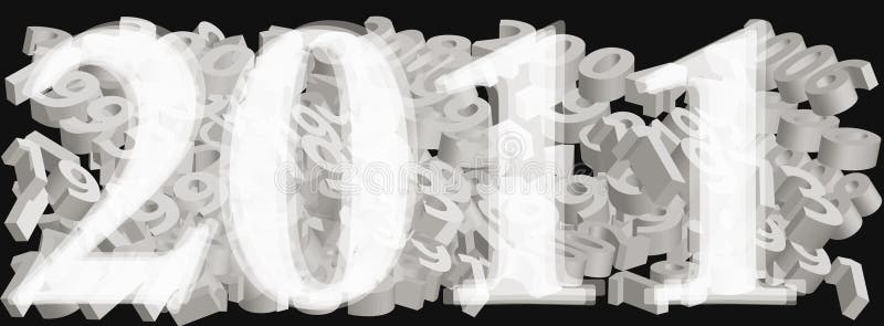 2011 year stock vector. Illustration of appointment, pile - 16783799