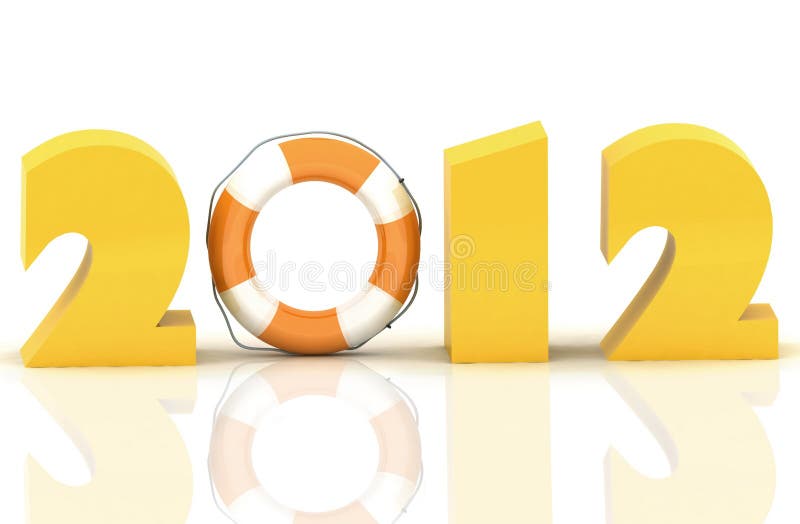 2012 anos ilustração stock. Ilustração de data, anel - 21003086