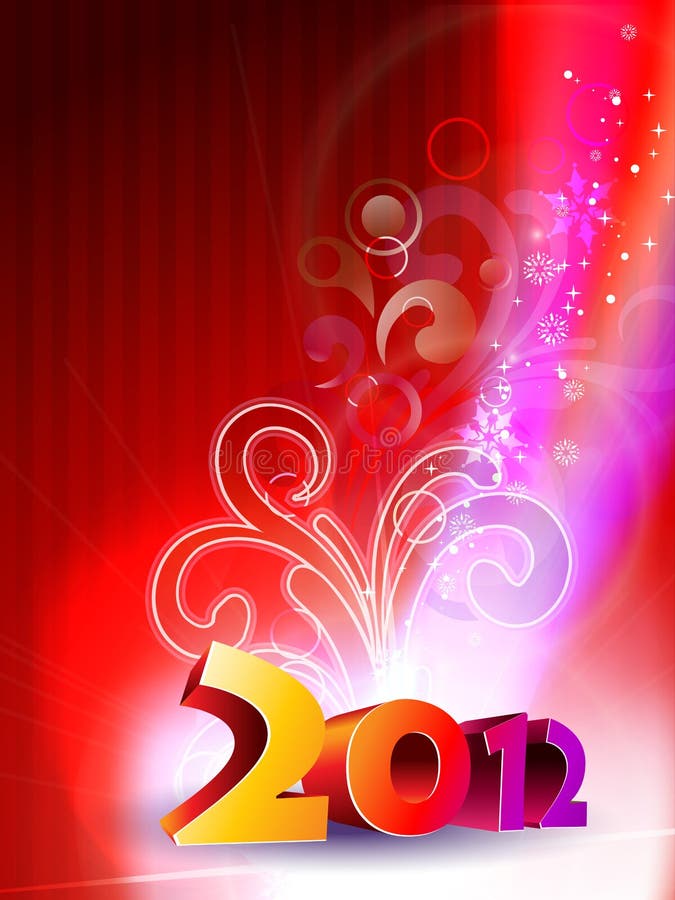 2012 background stock vector. Illustration of decorative - 22539847