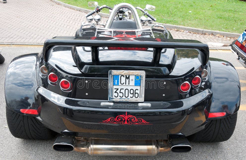 A 2012 Built Rewaco RF1 GL Trike Editorial Stock Image - Image of biker ...