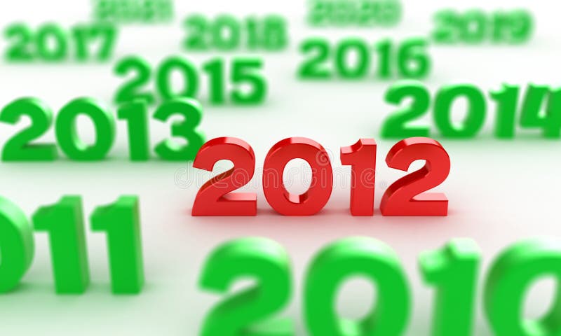 2012 date stock illustration. Illustration of concept - 24109004