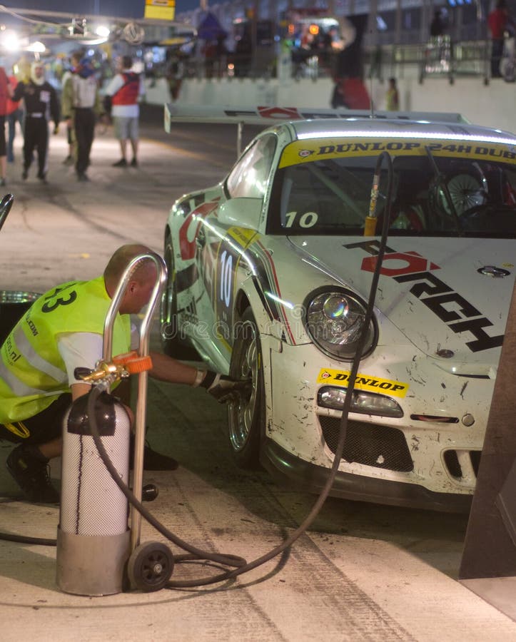 2012 Dunlop 24 Hours Race in Dubai Editorial Stock Image - Image of ...