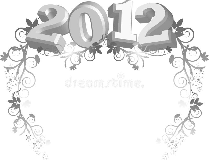 2012 Vector Image with Copy Space! Stock Vector - Illustration of ...