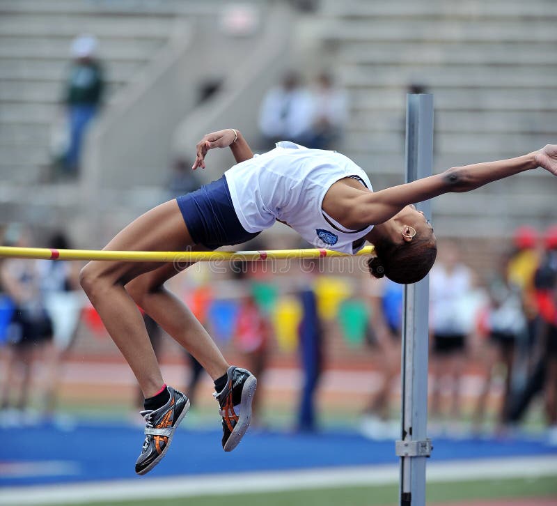 2012 Leichtathletik - Dame-Hochsprung Redaktionelles Bild - Bild von ...