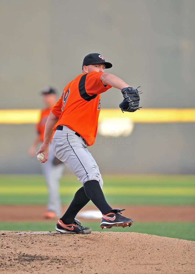 2012 Minor League Baseball - Bowie Baysox Pitcher Editorial Image ...