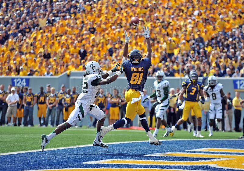 2012 NCAA Football - Baylor @ WVU Editorial Image - Image of score ...