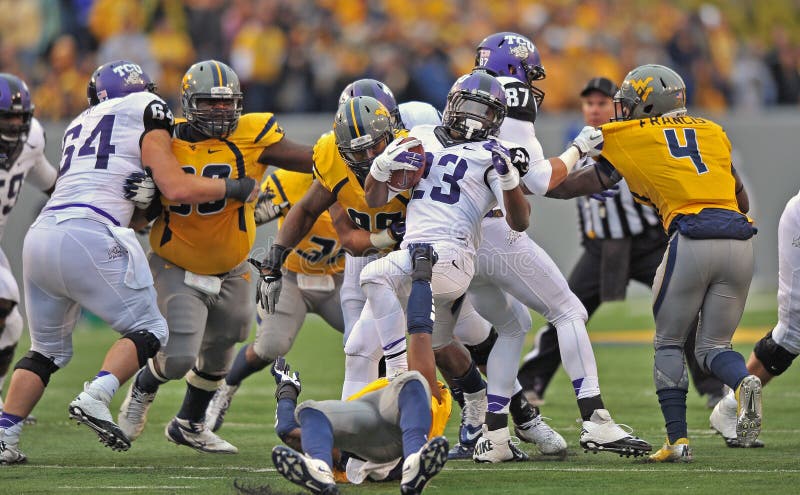 2012 NCAA Football - WVU Vs TCU Editorial Photography - Image of ...