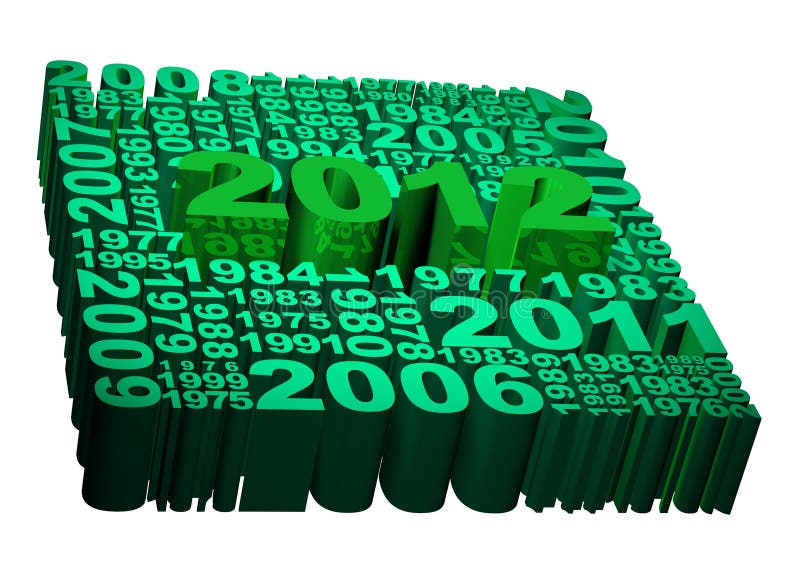 2012 new year stock illustration. Illustration of concept - 21070958