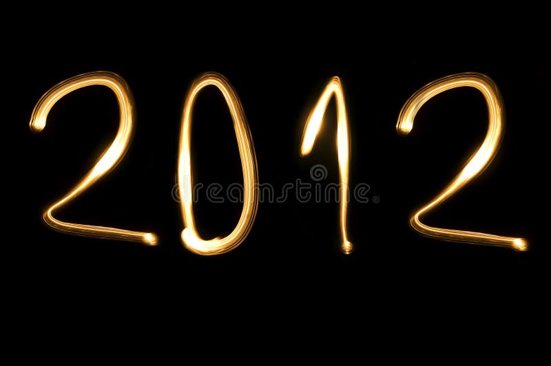2012 written in the sand stock image. Image of date, edge - 20851133