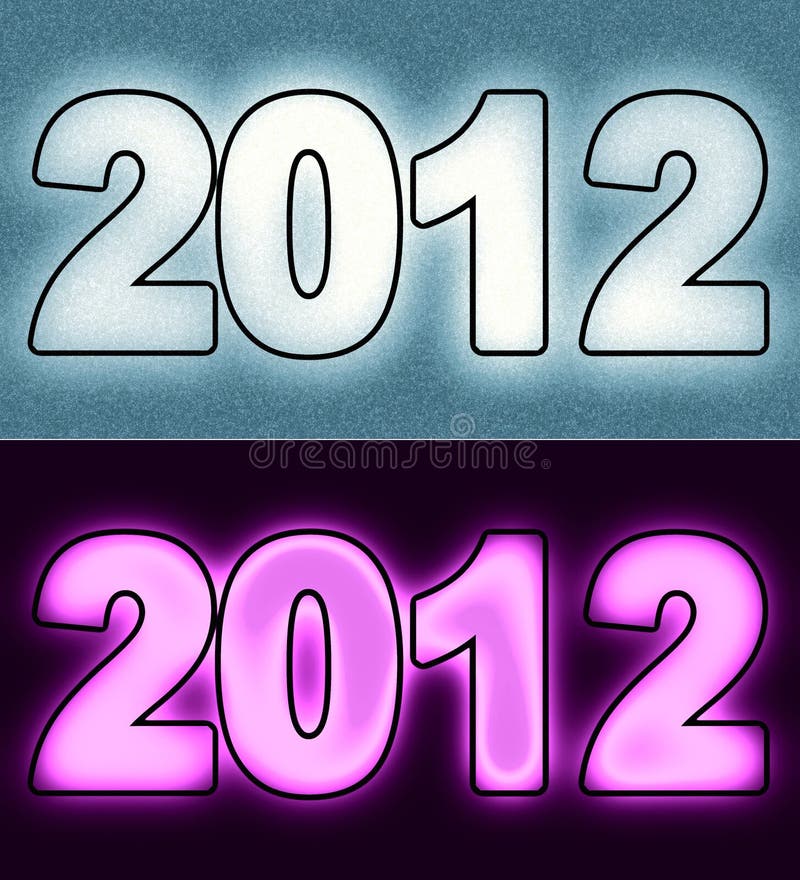 2012 Year stock illustration. Illustration of texture - 21653196