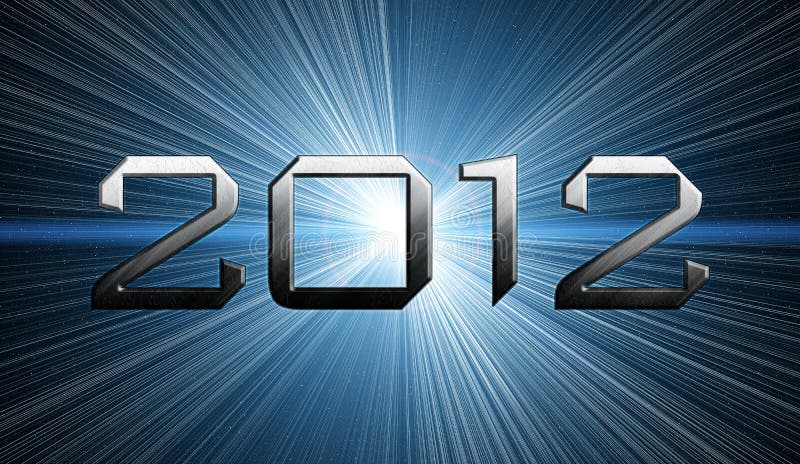 2012 the end of the world stock illustration. Illustration of fire ...