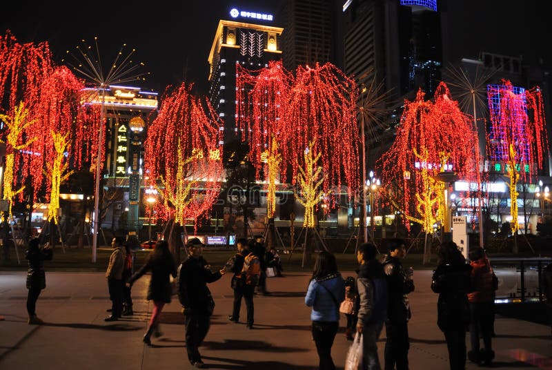 2013 Chinese Spring Festival in Chengdu Editorial Image - Image of ...