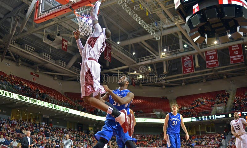 2013 NCAA Basketball - Slam Dunk from Floor - Wide Angle Editorial ...
