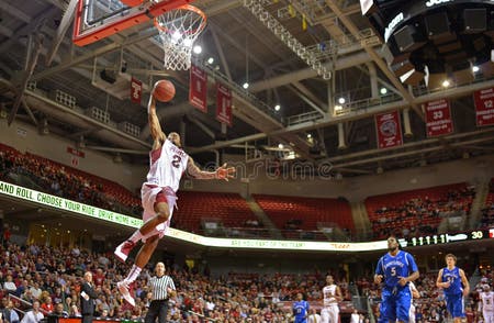 2013 NCAA Basketball - Slam Dunk - Low Angle Editorial Stock Photo ...