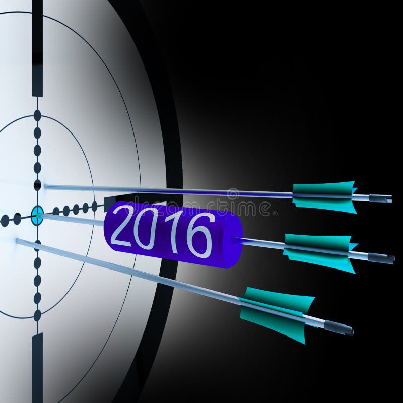 2016 Target Shows Successful Future Growth Stock Illustration ...