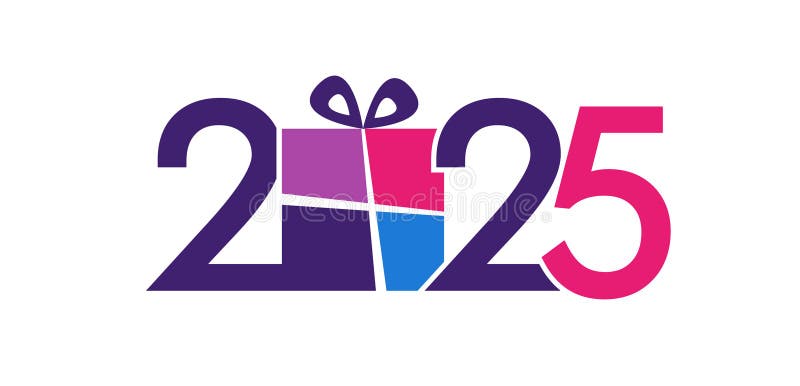 2025 Present Icon Promotional Black Concept Stock Illustration ...