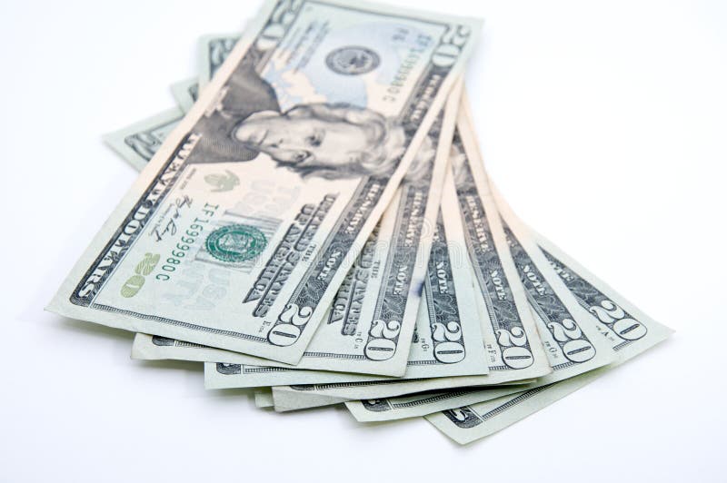 20s Spread Out, Focus on Numbers Stock Image - Image of finances ...