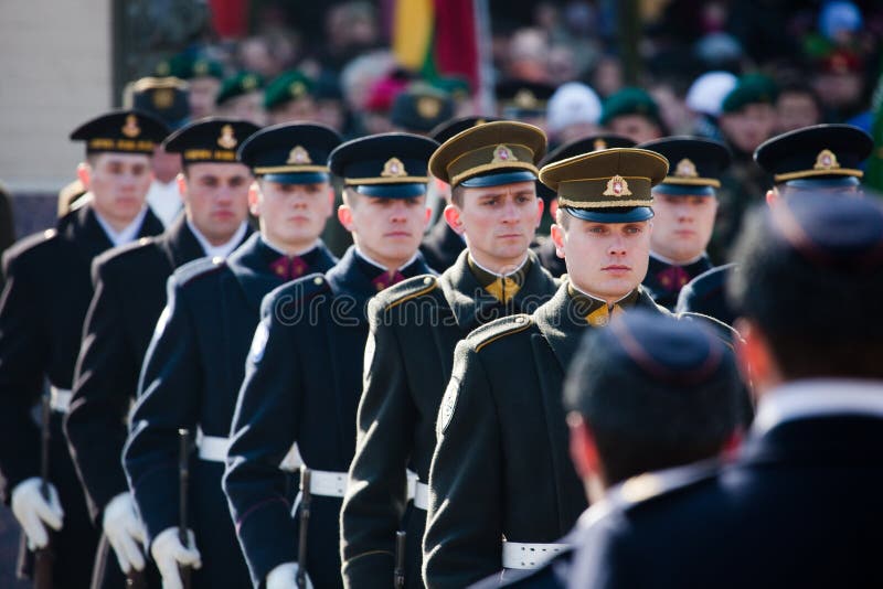 Norwegian Honour Guard at Military Parade Editorial Photography - Image ...