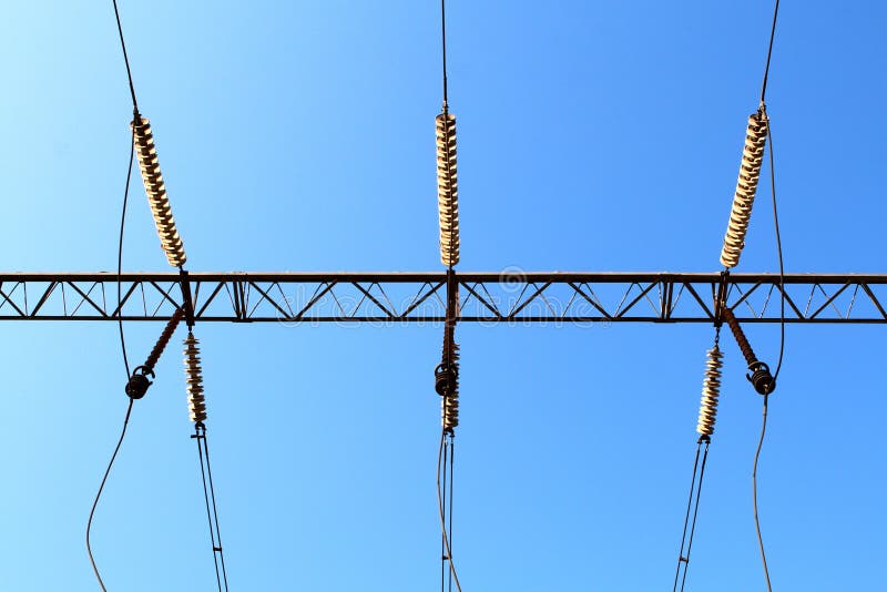 22KV substation equipment stock photo. Image of wire - 28406474