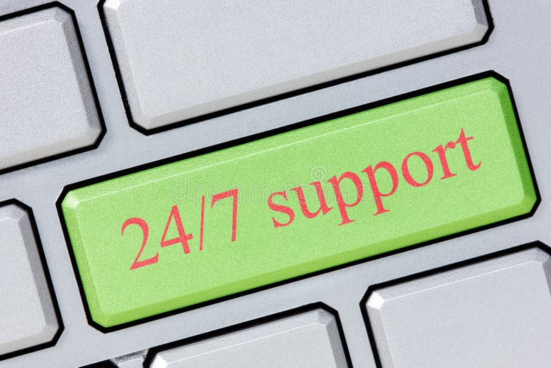 Support on keyboard stock image. Image of design, helpdesk - 18514631