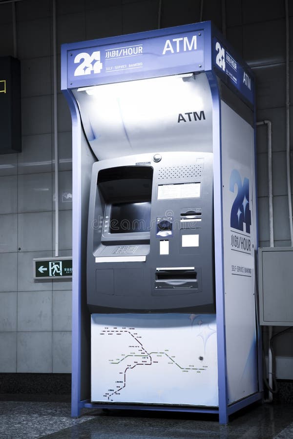 24 hour atm stock photo. Image of debit, close, deposit - 13645502