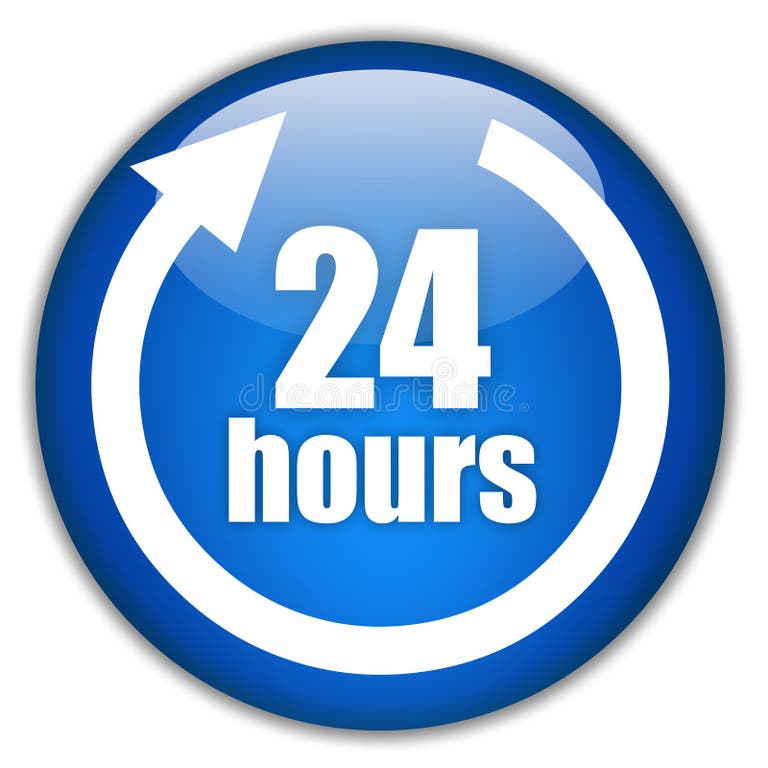 24 Hour Emergency Service Logo Stock Illustrations – 362 24 Hour ...