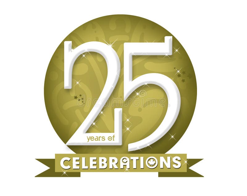 25 years stock vector. Illustration of illustrations - 13979457