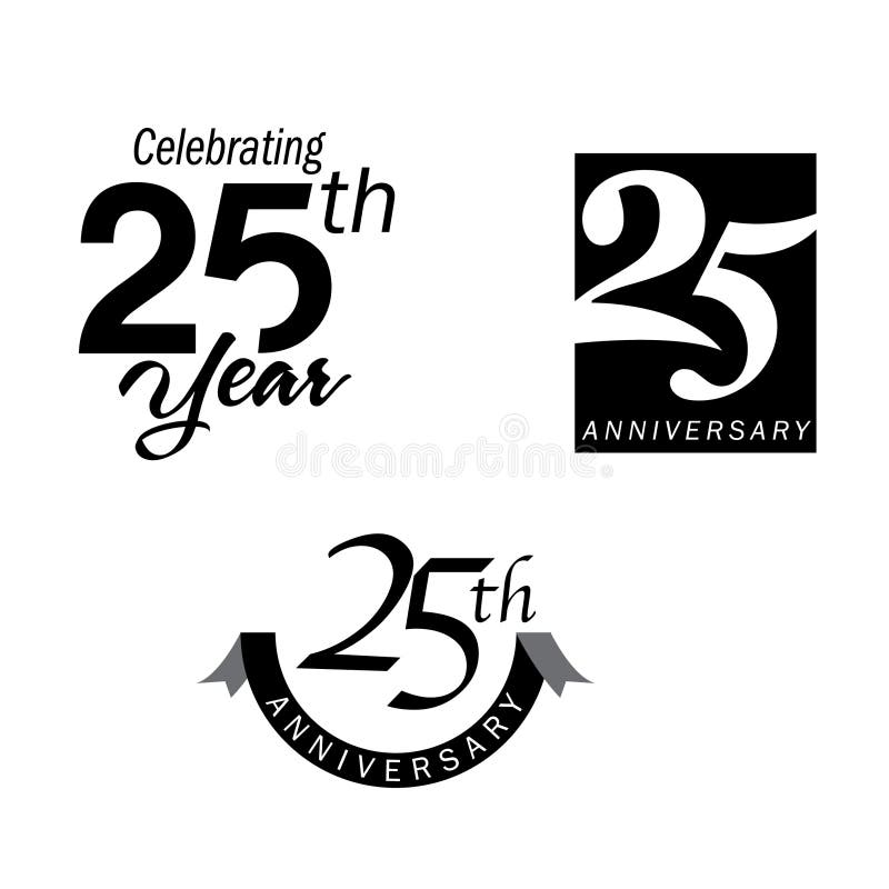 25 Years Logo Design