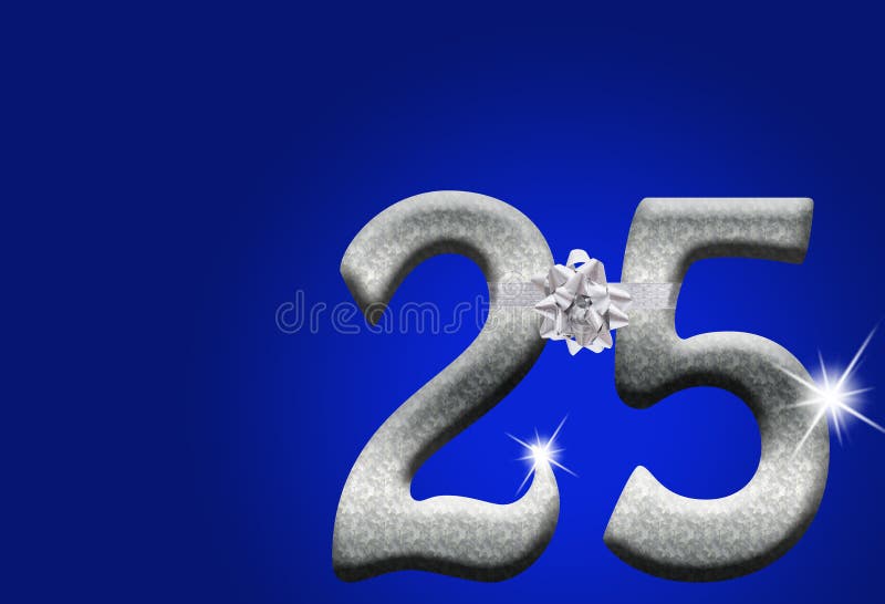 25th Anniversary stock photo. Image of reward, plastic - 18096694