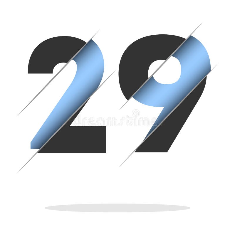 Number 29 Black Stock Illustrations – 322 Number 29 Black Stock ...
