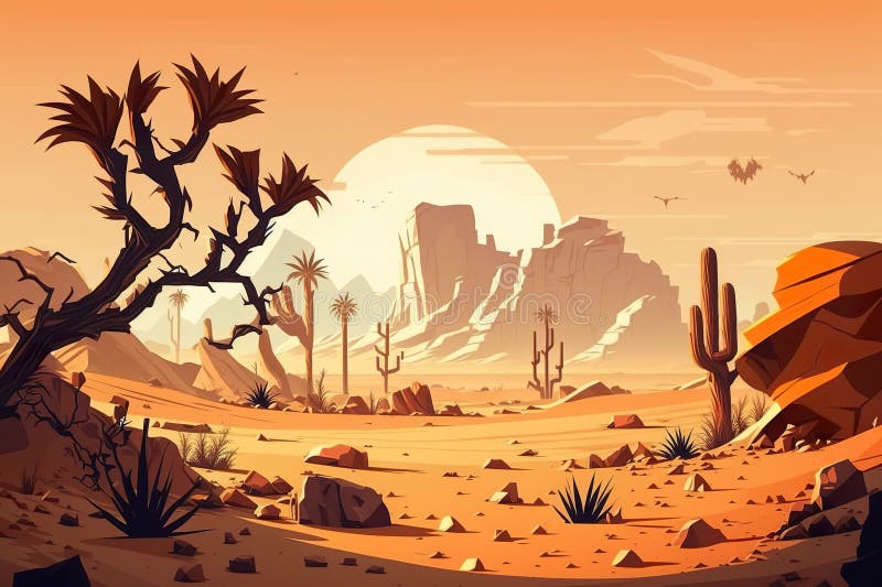 Desert 2d Stock Illustrations – 297 Desert 2d Stock Illustrations ...