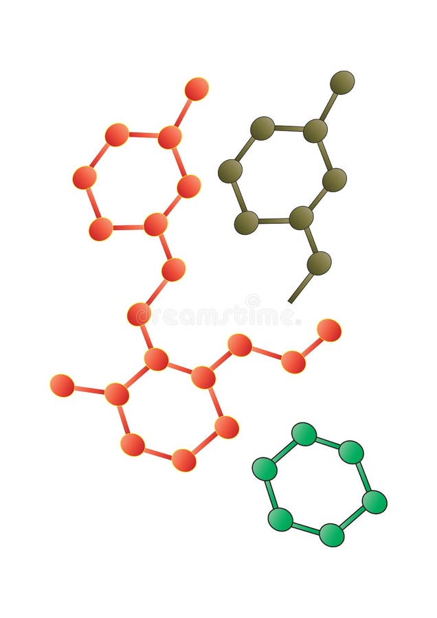 2d Molecule - Vector stock vector. Illustration of molecule - 6033201