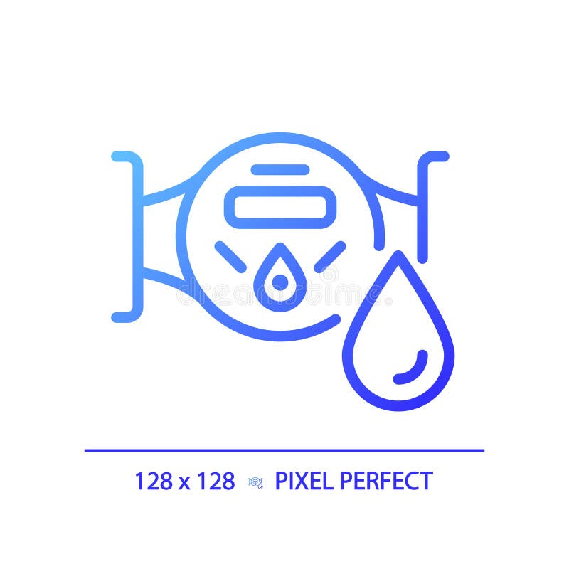 Perfect Gradient Water Meter Icon Stock Illustrations – 5 Perfect ...