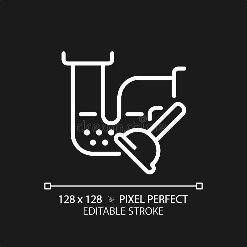 Editable White Drain Blockage Stock Illustrations – 6 Editable White ...