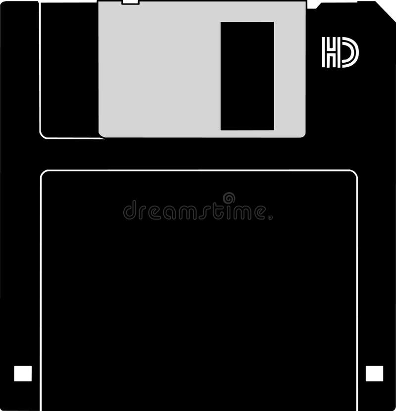2hd stock vector. Illustration of drive, disc, diskette - 5806695