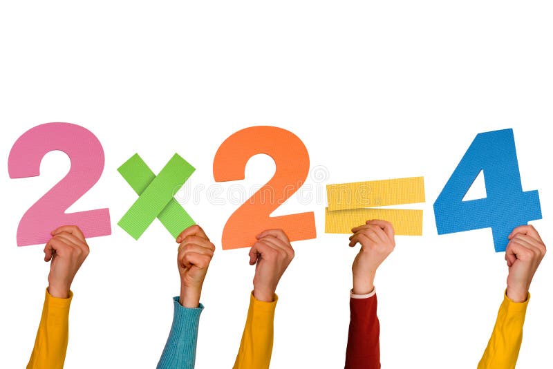 2x2=4 stock image. Image of lesson, mathematics, math - 26511915