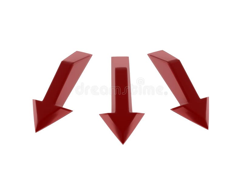 3 Arrows stock illustration. Illustration of rendering - 4724071