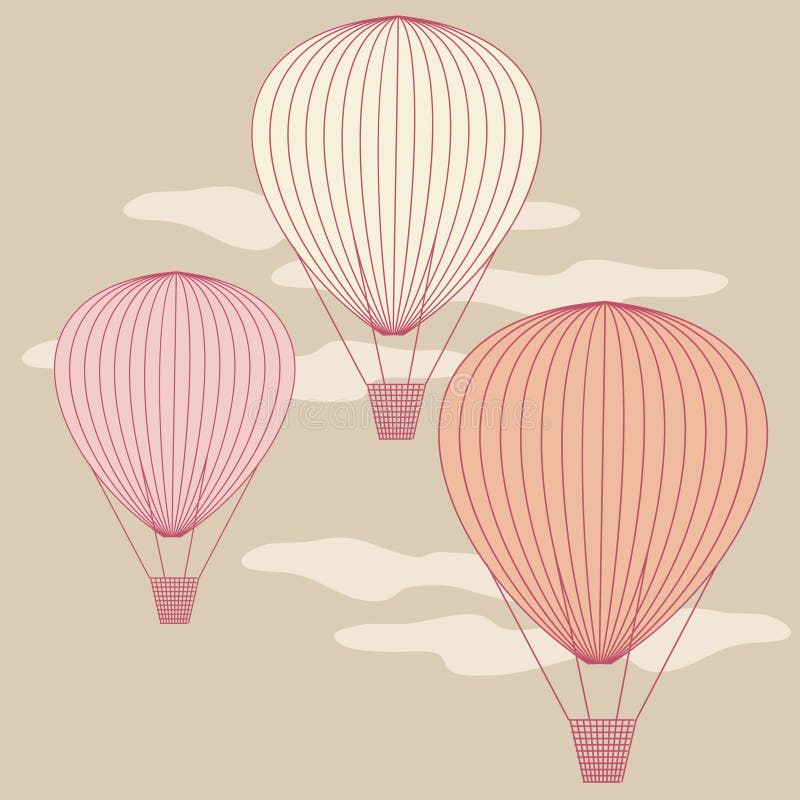 3 balloons stock vector. Illustration of strokes, balloon - 27591685