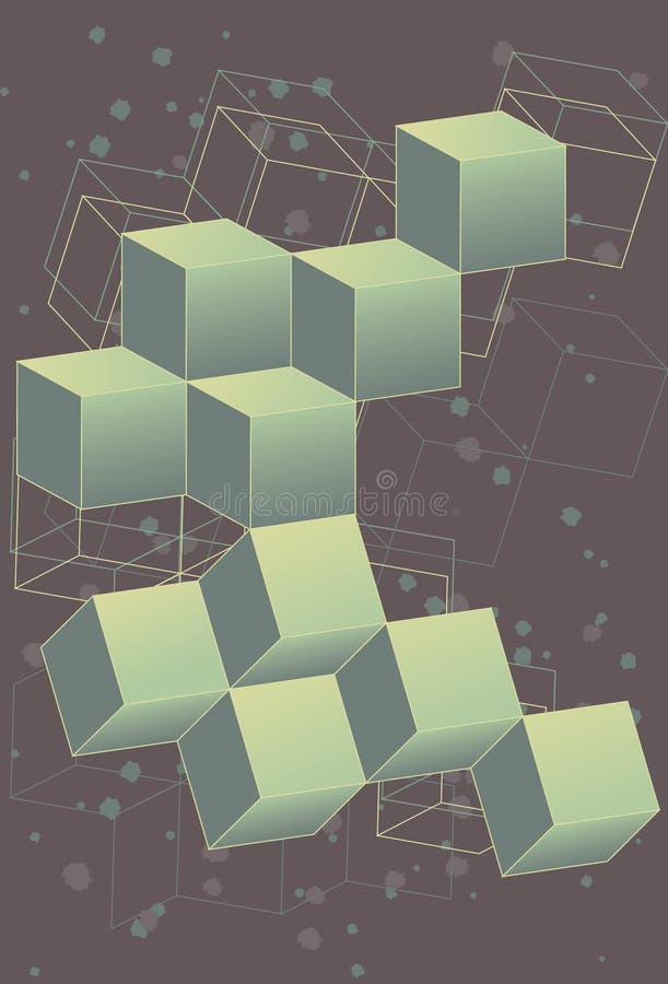 Floating Cube 3 Stock Illustrations – 7 Floating Cube 3 Stock ...