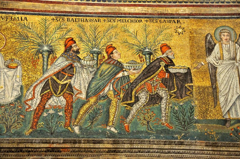 3 kings and an angel stock photo. Image of byzantine - 11926354