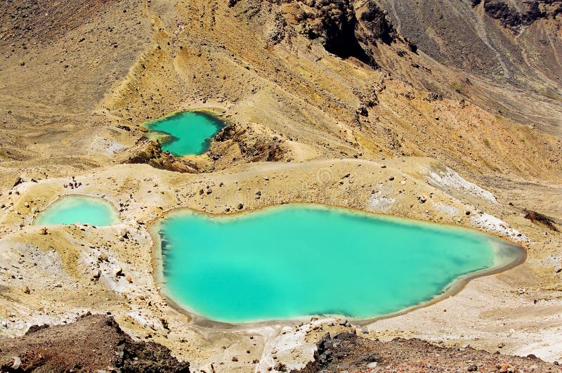 3 lagos esmeralda foto de archivo. Imagen de norte, azul - 12736684
